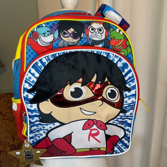 Ryan’s World | Accessories | Nwt Ryans World Kids Backpack W Cale ...